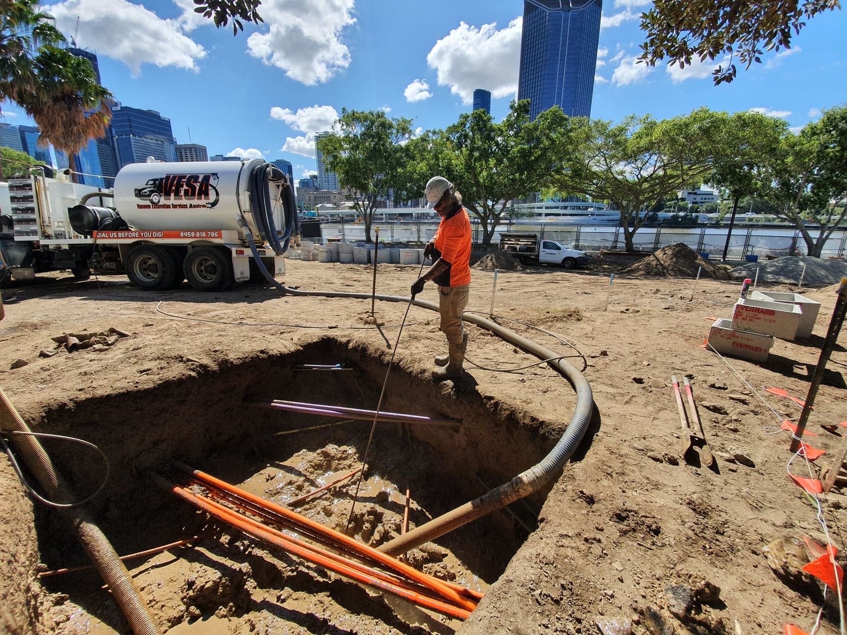 Non-destructive Digging Sunshine Coast | VESA Vacuum Excavation